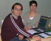 _Tom and Valeria in front of computer - Miranda Grell